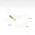Varta N70 - EFB accu, 70Ah, 760A, 12V kopen? - Accudeal